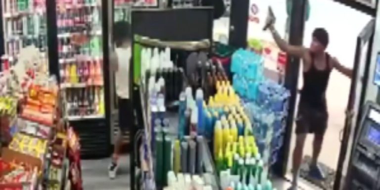 Man Apprehended After Video Shows Him Pointing Gun Toward Customers And ...